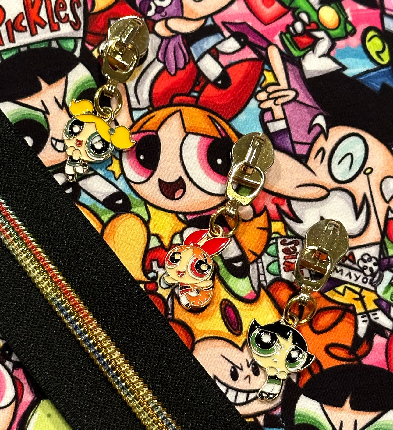 Power Puff Girls Zipper Pull – RAW DESIGNS CCTX