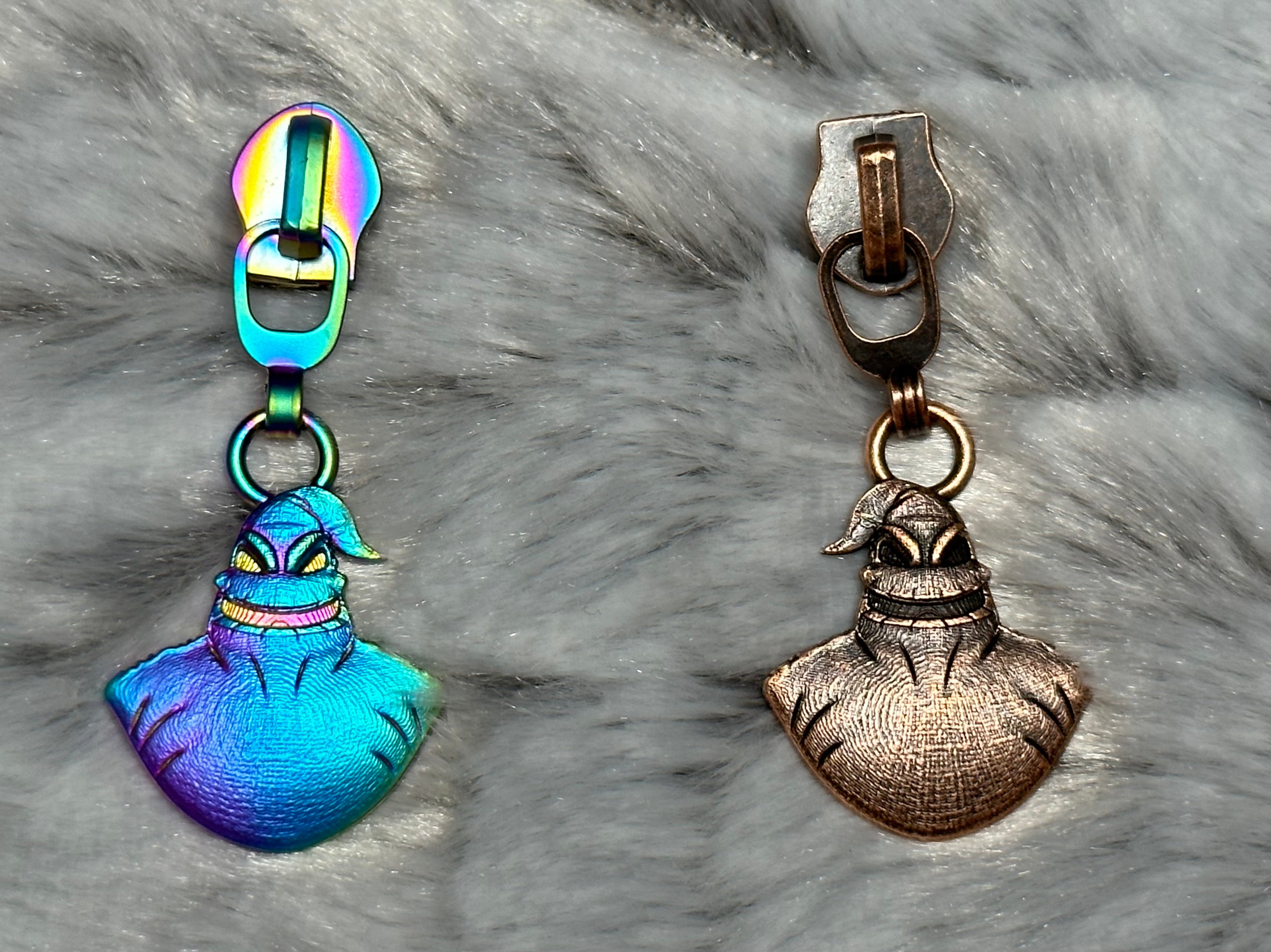 Oogie Boogie NBC Zipper Pull – RAW DESIGNS CCTX