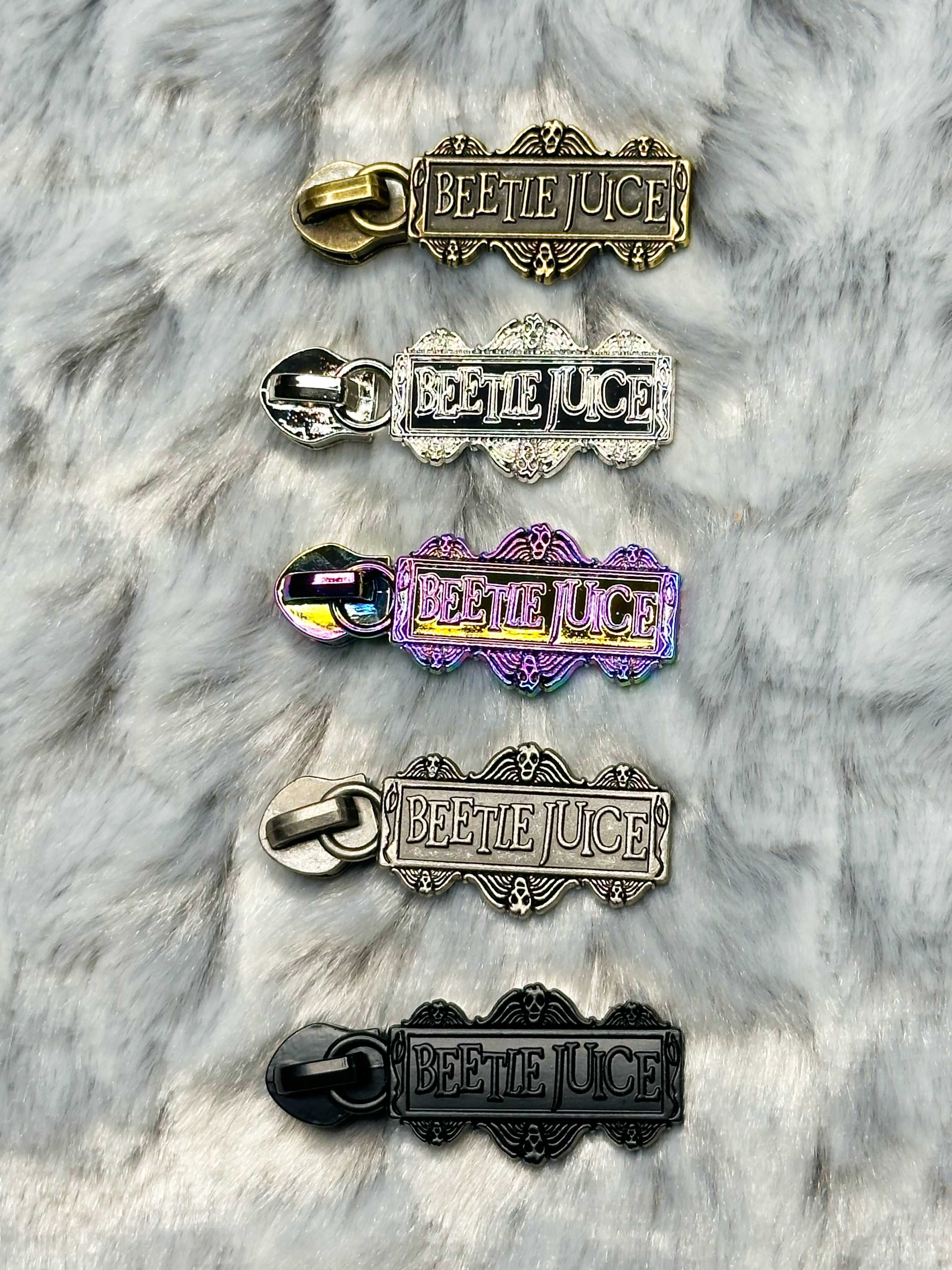 Beetlejuice Zipper Pull – RAW DESIGNS CCTX