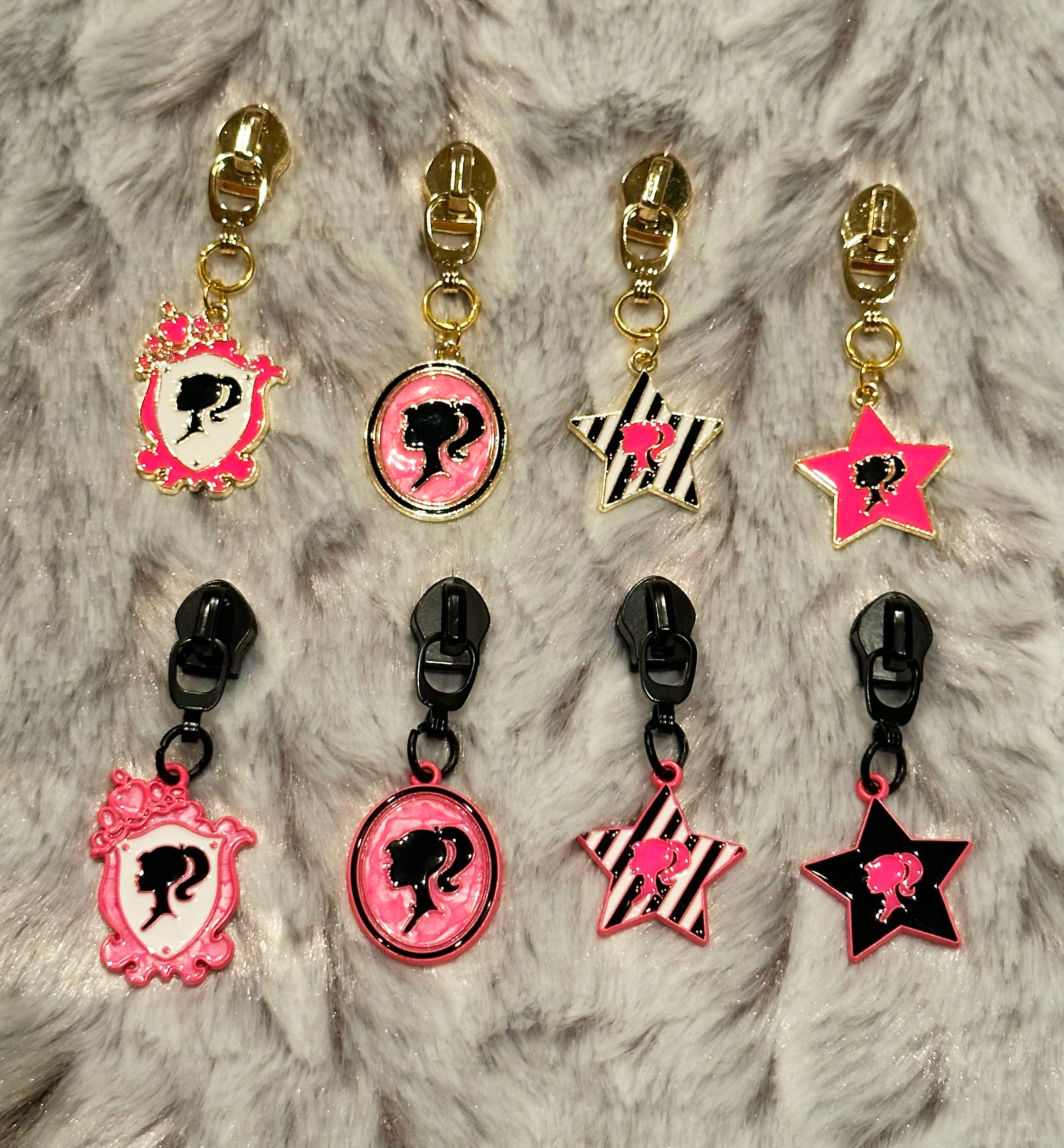 Barbie Girl Zipper Pulls – RAW DESIGNS CCTX