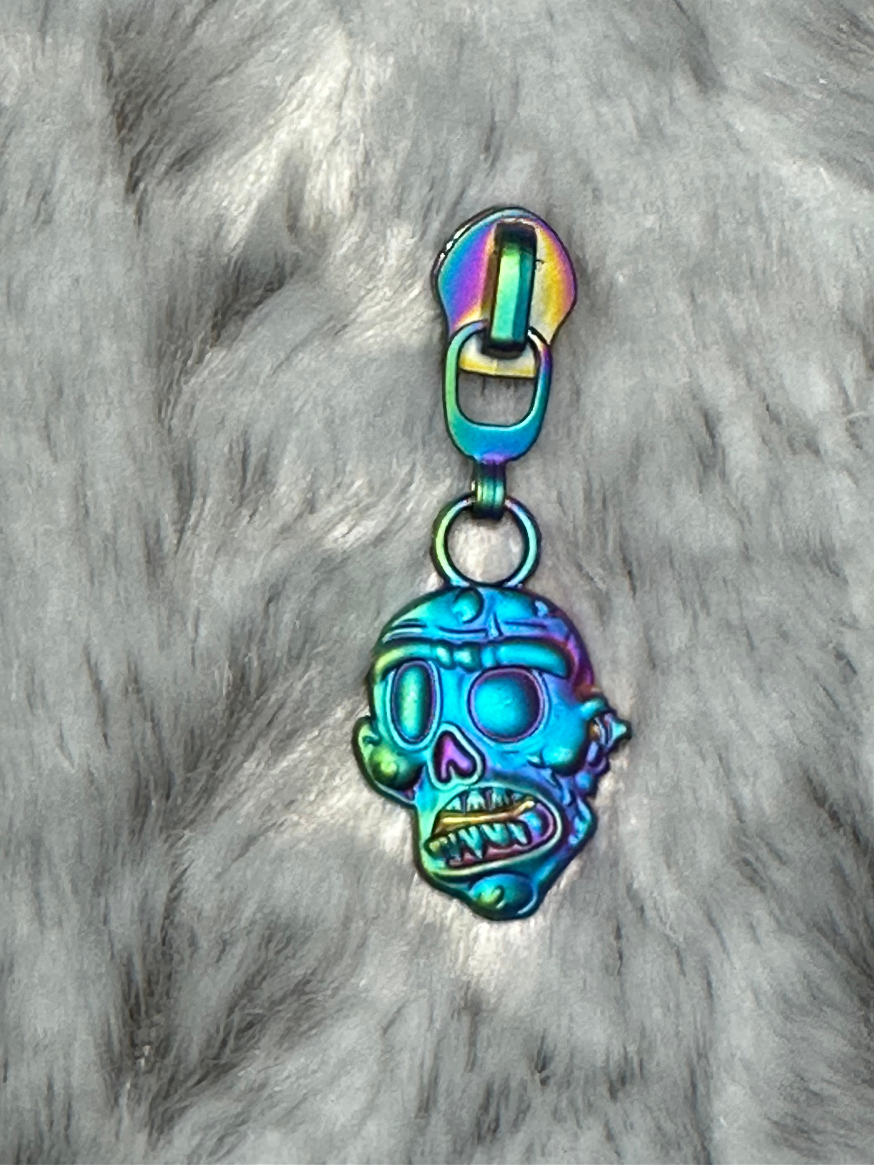 Zombie Zipper Pull (rainbow) – RAW DESIGNS CCTX